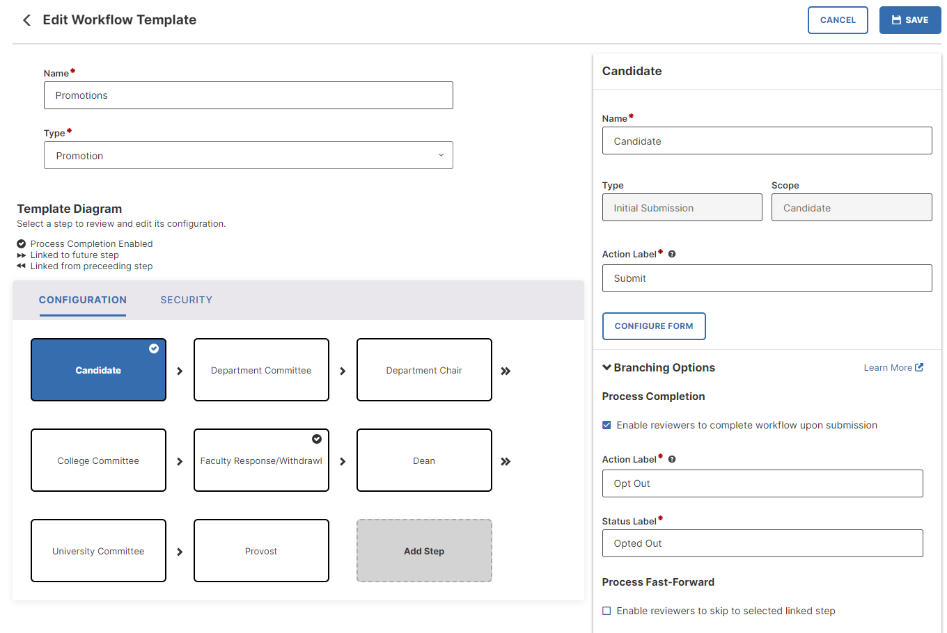 How to Configure a Workflow Template with Branching Options – Watermark