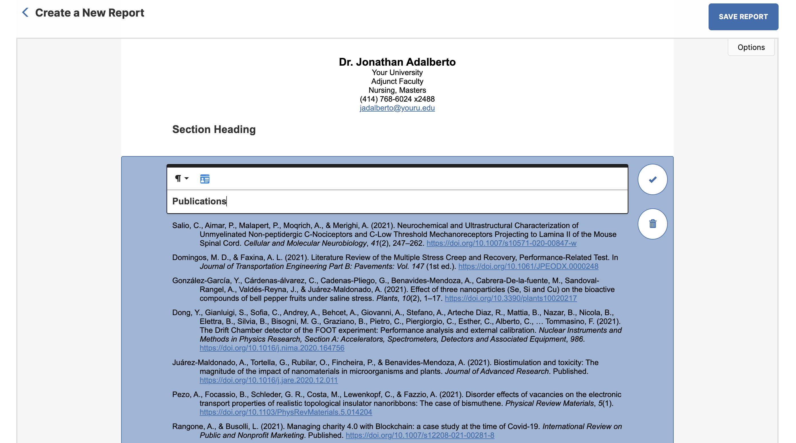 How to Configure Your Web Profiles with Faculty Success – Watermark