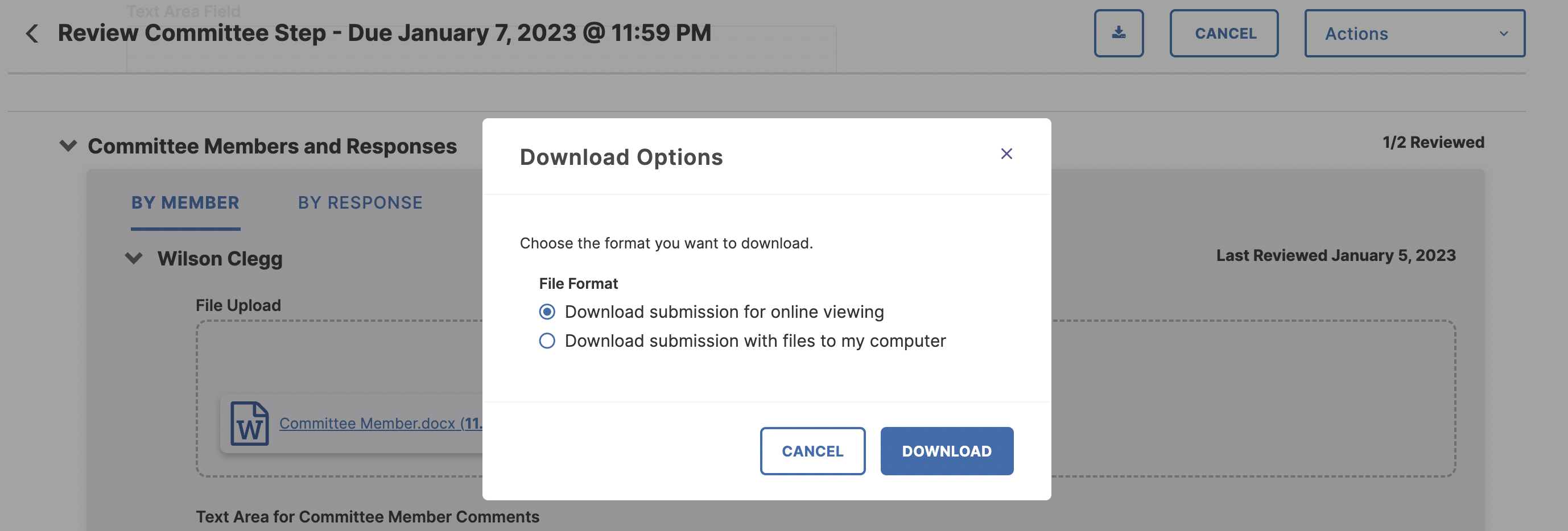 How to Review and Contribute to a Submission for Committee Steps ...
