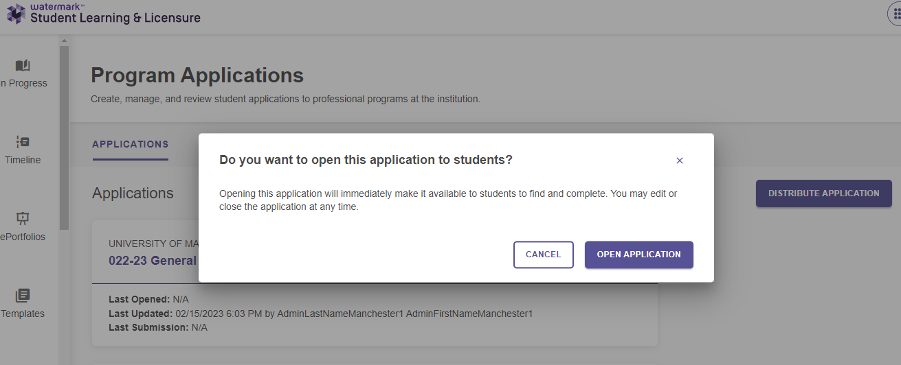 Distributing Applications – Watermark