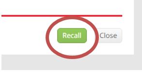 Recalling an ADMISSIONS Application and a Standard Application – Watermark