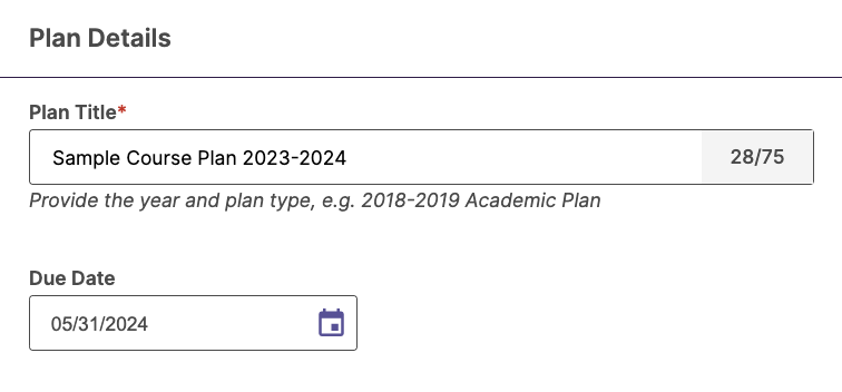Creating a Course Assessment Plan – Watermark