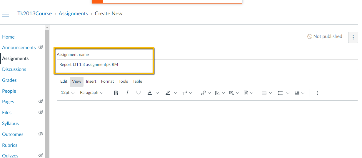 Canvas LTI 1.3 Assignmentpk Integration Using Reports – Watermark