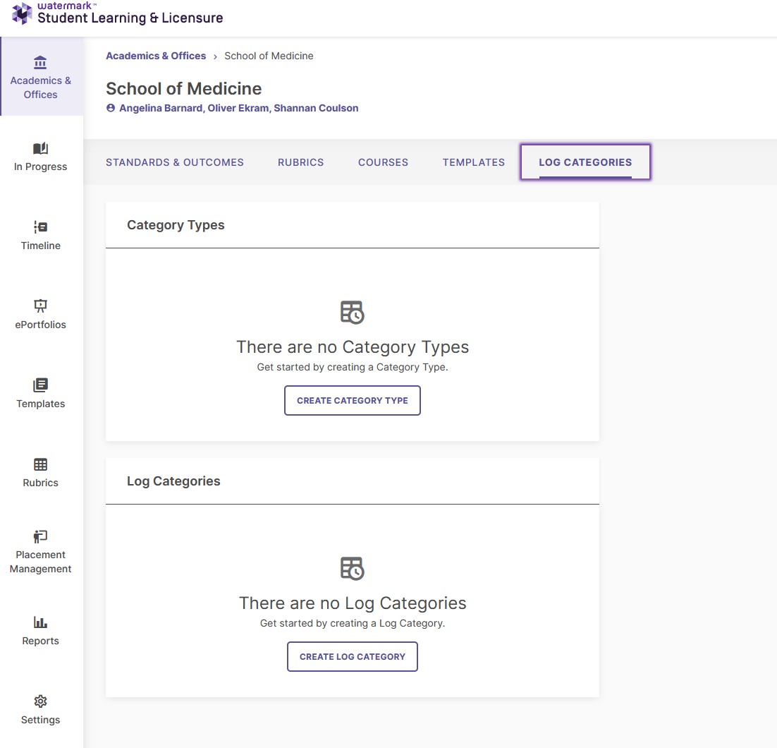 Log Categories – Watermark