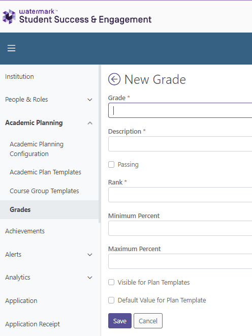 Grades Administration - Academic Planning, Achievements, Alerts – Watermark