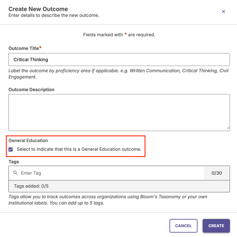 Assessing General Education Outcomes – Watermark