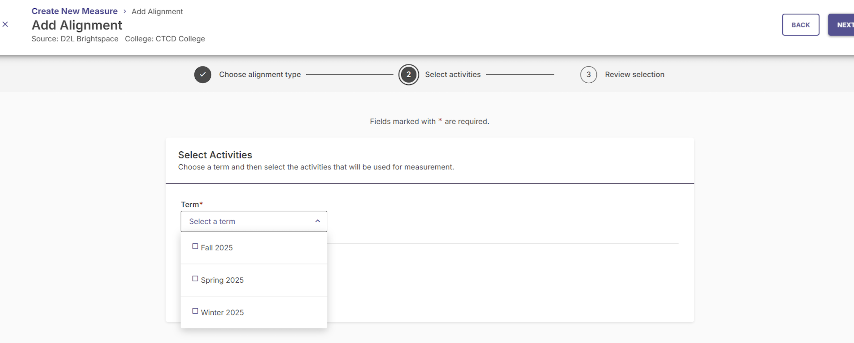 Adding an Alignment to a Measure – Watermark