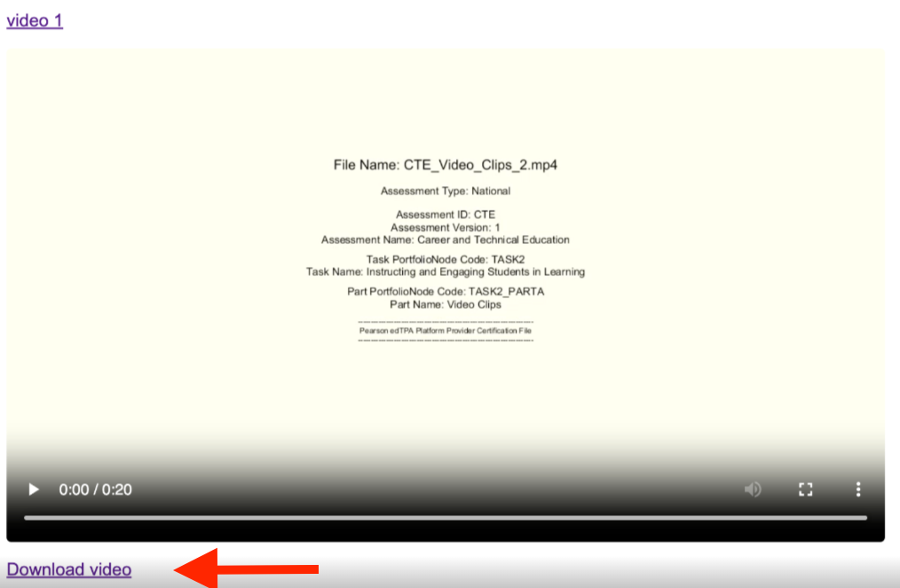Uploading a Video in Taskstream – Watermark