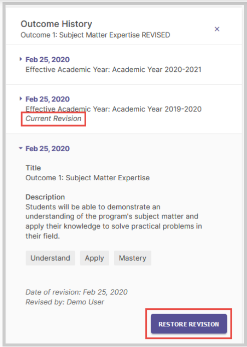 How to Create and Edit Outcomes – Watermark