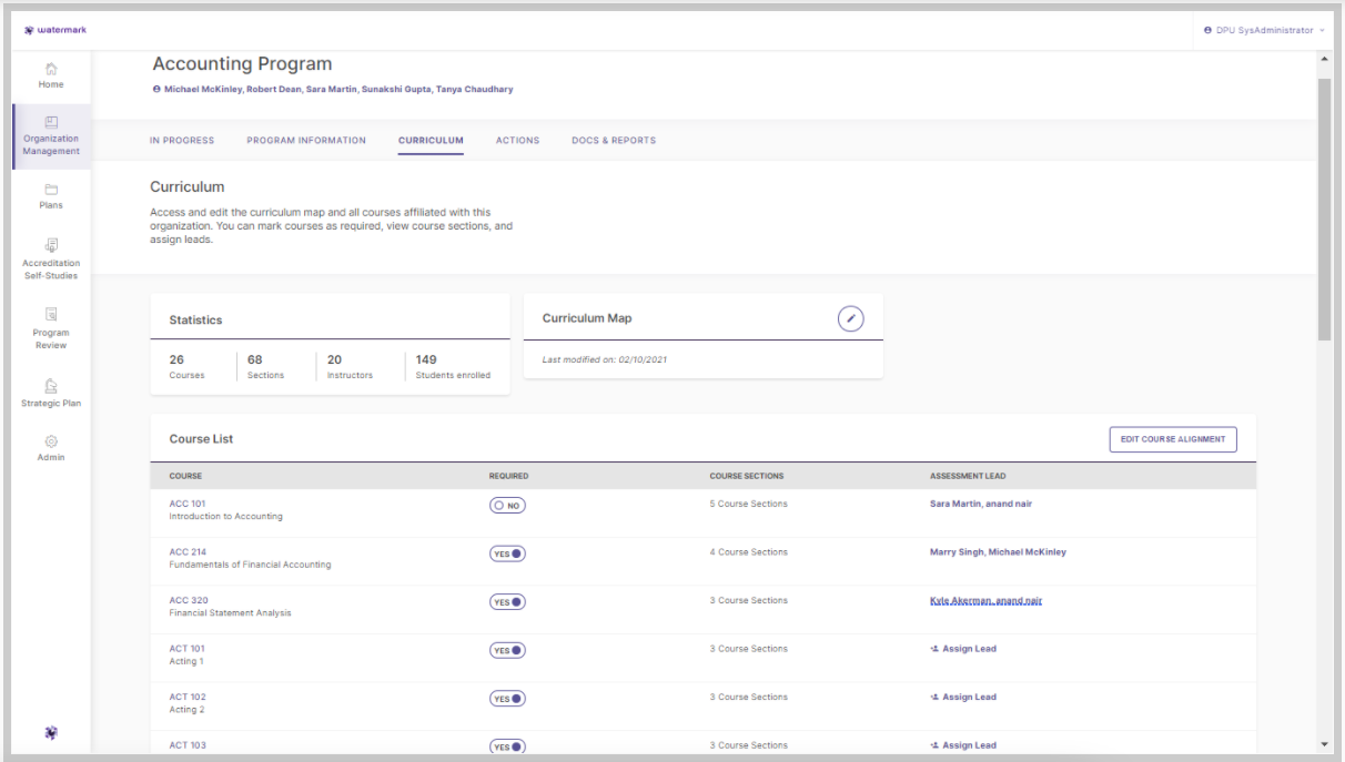 How to Create and Edit Curriculum Maps – Watermark