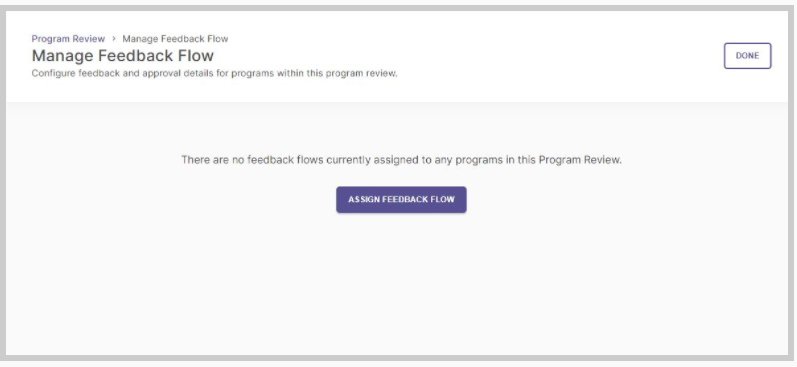 Feedback Flow Creation and Administration – Watermark