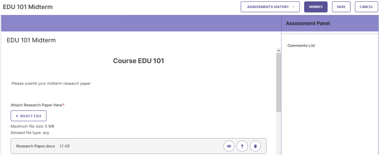 Submitting an Activity (Assignment) in Student Learning & Licensure ...