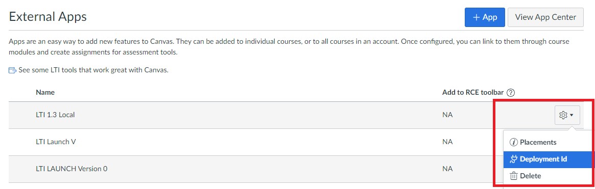 Canvas LTI 1.3 Integration - Administrator Setup – Watermark