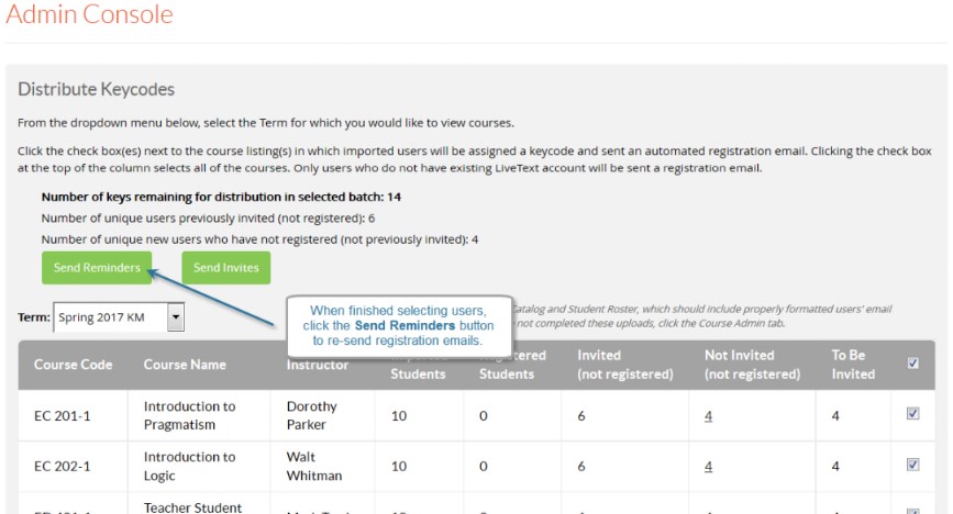 Keycode Management Guide – Watermark