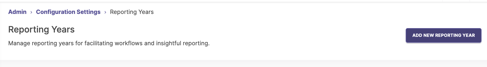 Creating Reporting Years and Adding to a Plan – Watermark