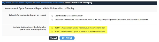 Overview of AMS Reports – Watermark