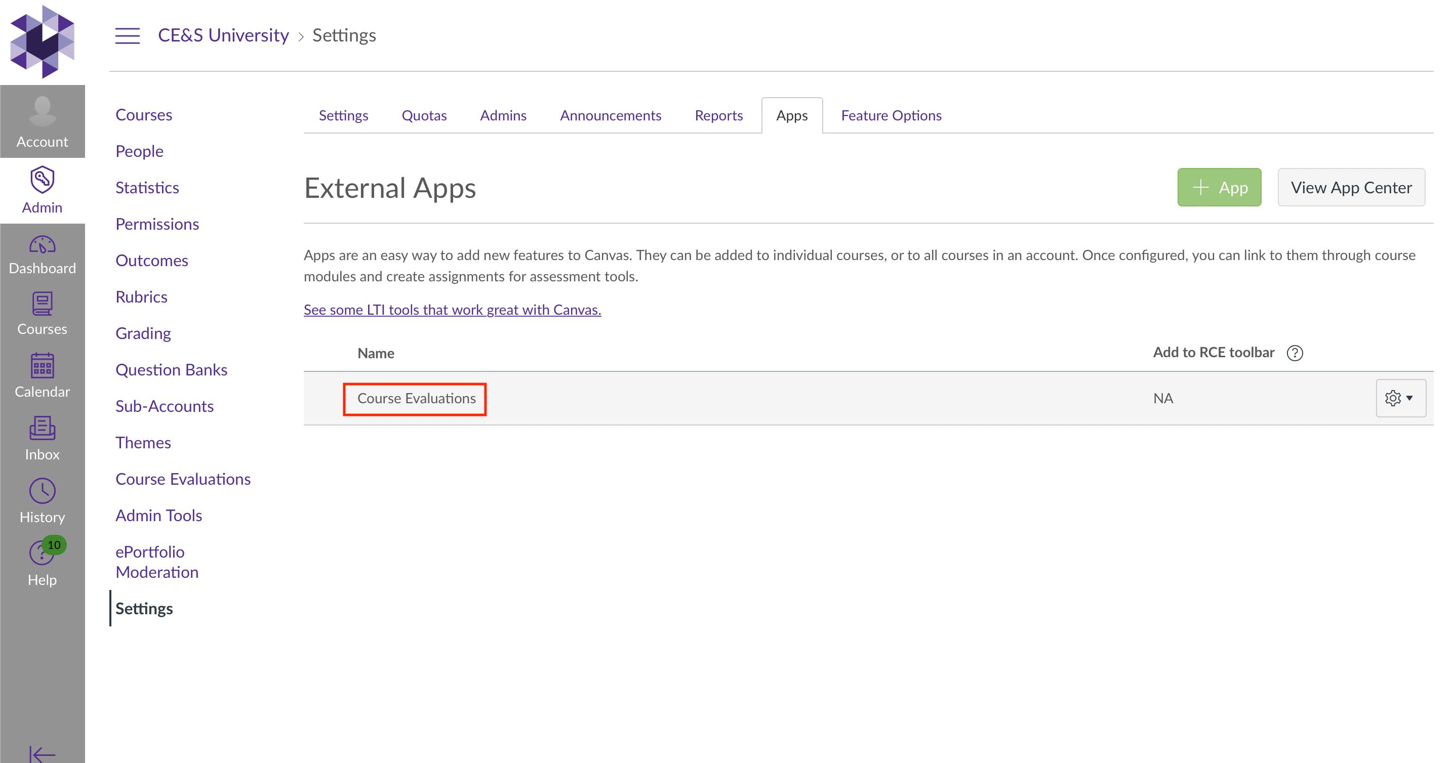 Canvas User Integration Setup - Course Evaluations & Surveys – Watermark